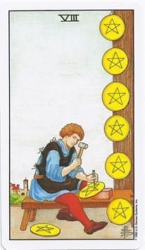 Eight in the Tarot Cards - Transformation by Dissolution - Tarot-ically ...